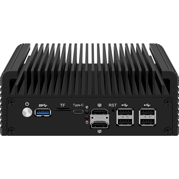 6 LAN Firewall Appliance 2.5G Router 12th Gen Intel i3-N305/N100 DDR5 2*NVMe 2*SATA3.0 Fanless ...