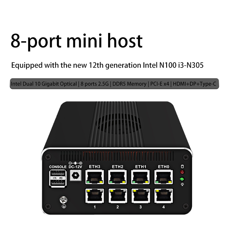 CWWK 12th Gen 2*10G SFP Intel i3-N305 N100 4x i226-V 2.5G Firewall ...