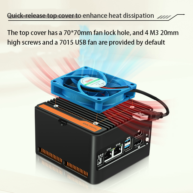 CWWK X86-P6 Pocket NAS Board PC Intel i3-N355 N150 2xi226-V 2.5G DDR5 ...