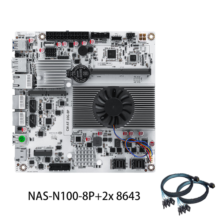 ChangWang CWWK eight-slot 10G NAS motherboard N150/N305/N355 / dual 2 ...