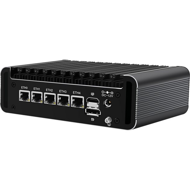 12th Generation Intel 2.5G Soft Router PC Celeron J6413J/6412 5 Network ...