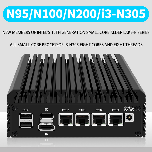 Intel 12th generation N series 8-core new member N95/N100/N200/N305 ...